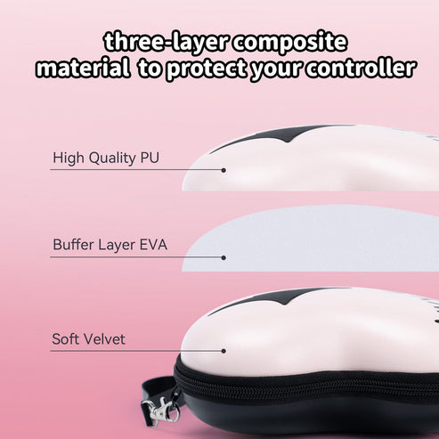 Pink Skull Controller Taske - Passer til PS4/PS5/Xbox/Switch – Appaz